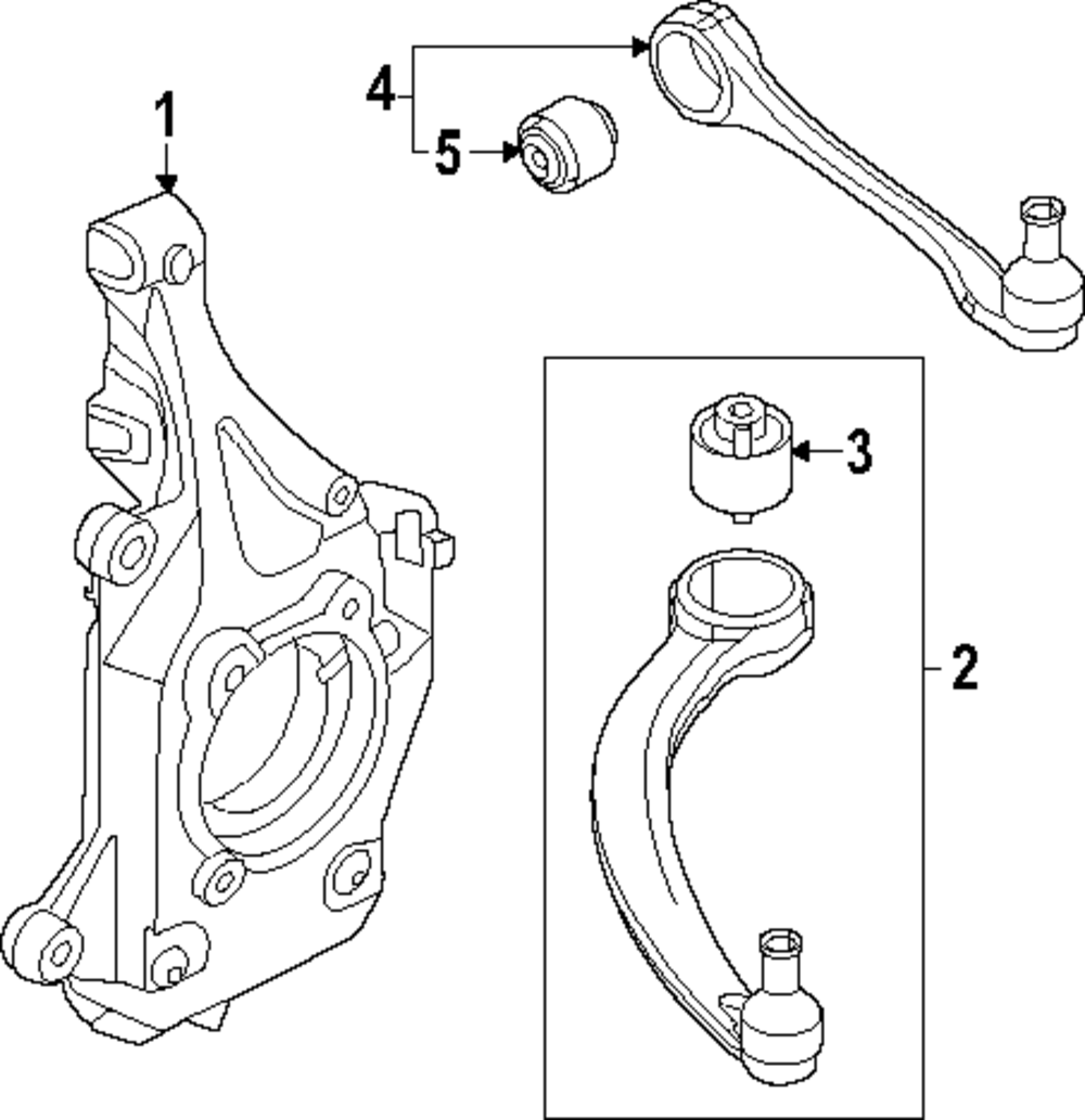 54501-CU000 - Lateral Arm 2023-2025 Kia EV6 | Kia Cheap Parts
