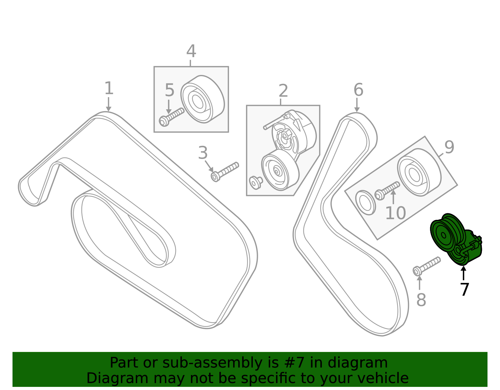Belt Tensioner 06E-903-133-AB | OEM Parts Online