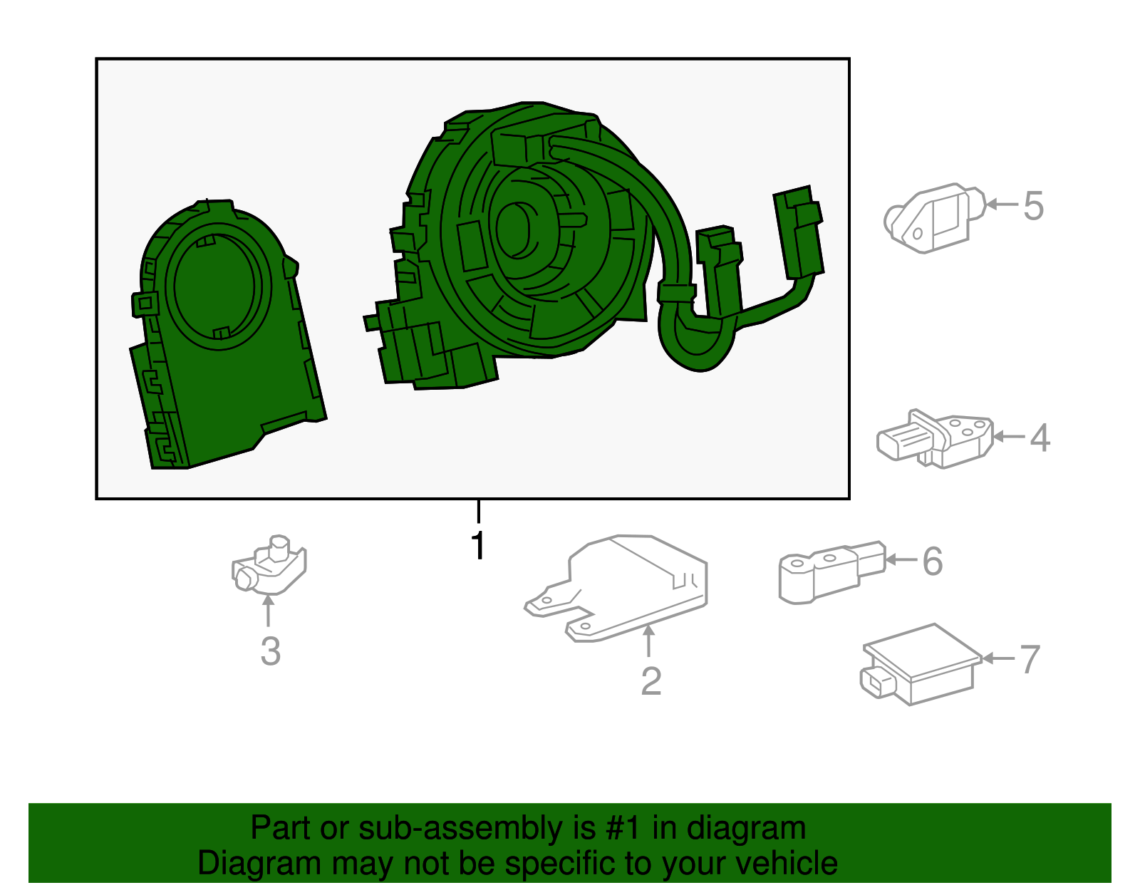 2013-2023 Toyota Clock Spring 84307-0R050 | OEM Parts Online