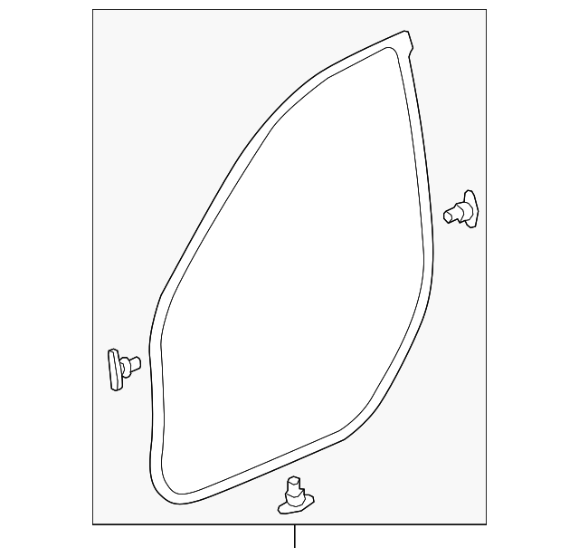 72350-TVA-A01 - Door Weather-Strip 2018-2025 Honda Accord | Honda Parts ...