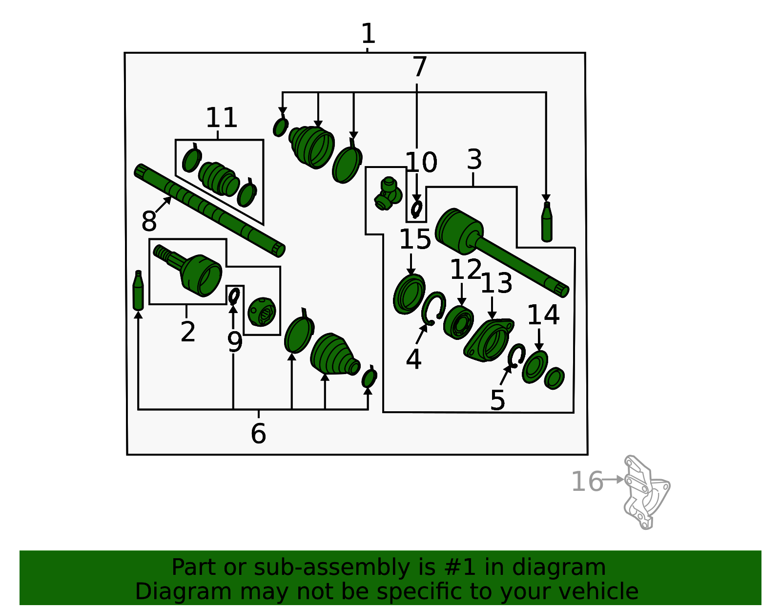 39100-1AA0A - Axle Assembly 2009-2014 Nissan Murano | Official Nissan ...