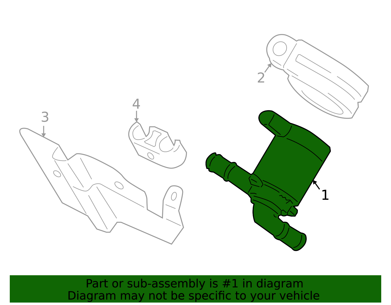 2007-2009 Volkswagen Touareg Auxiliary Pump 7P0-965-561-D | OEM Parts ...