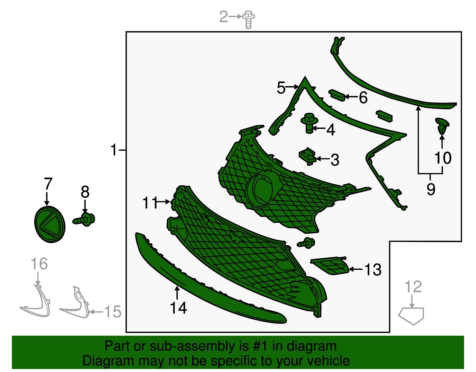 2015-2018 Lexus | Grille Assembly | 53101-24090 | Express Lexus Parts