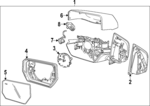 Genuine GMC Mirror | GM Parts Store