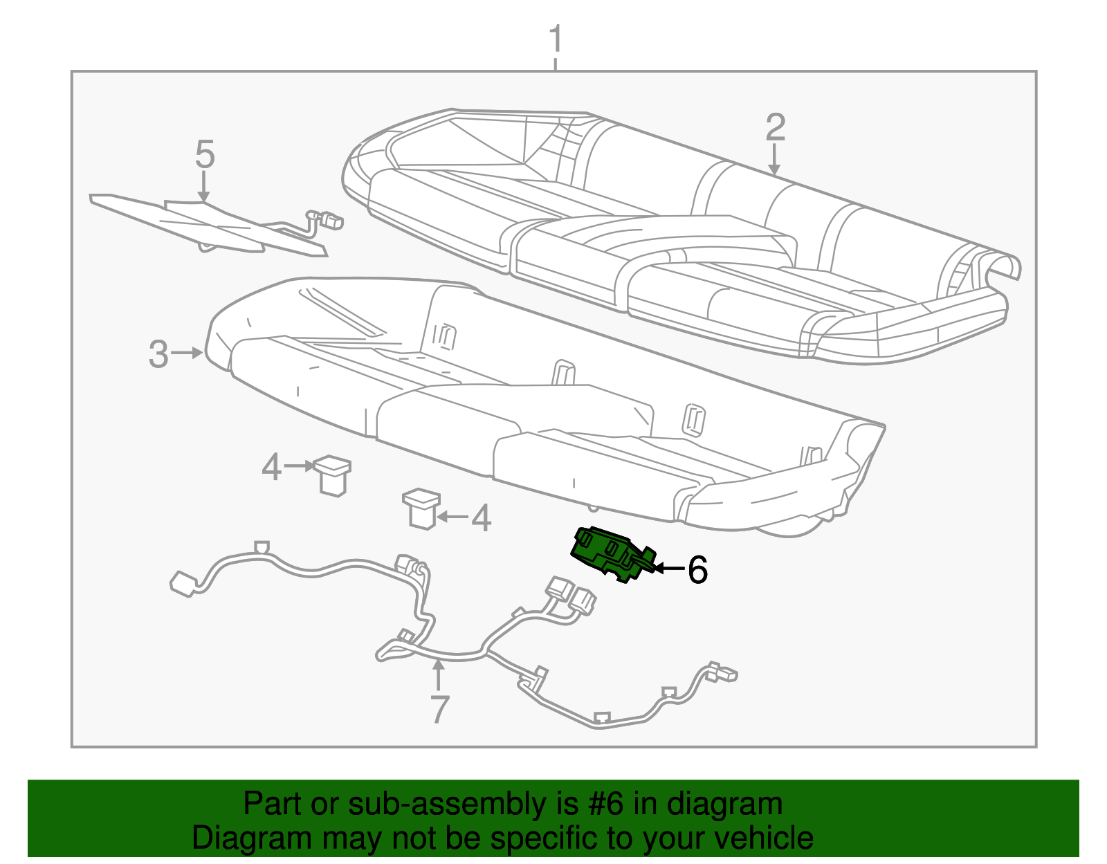 22849895 - 2014-2019 Cadillac - Front Seat Heater Control Module ...