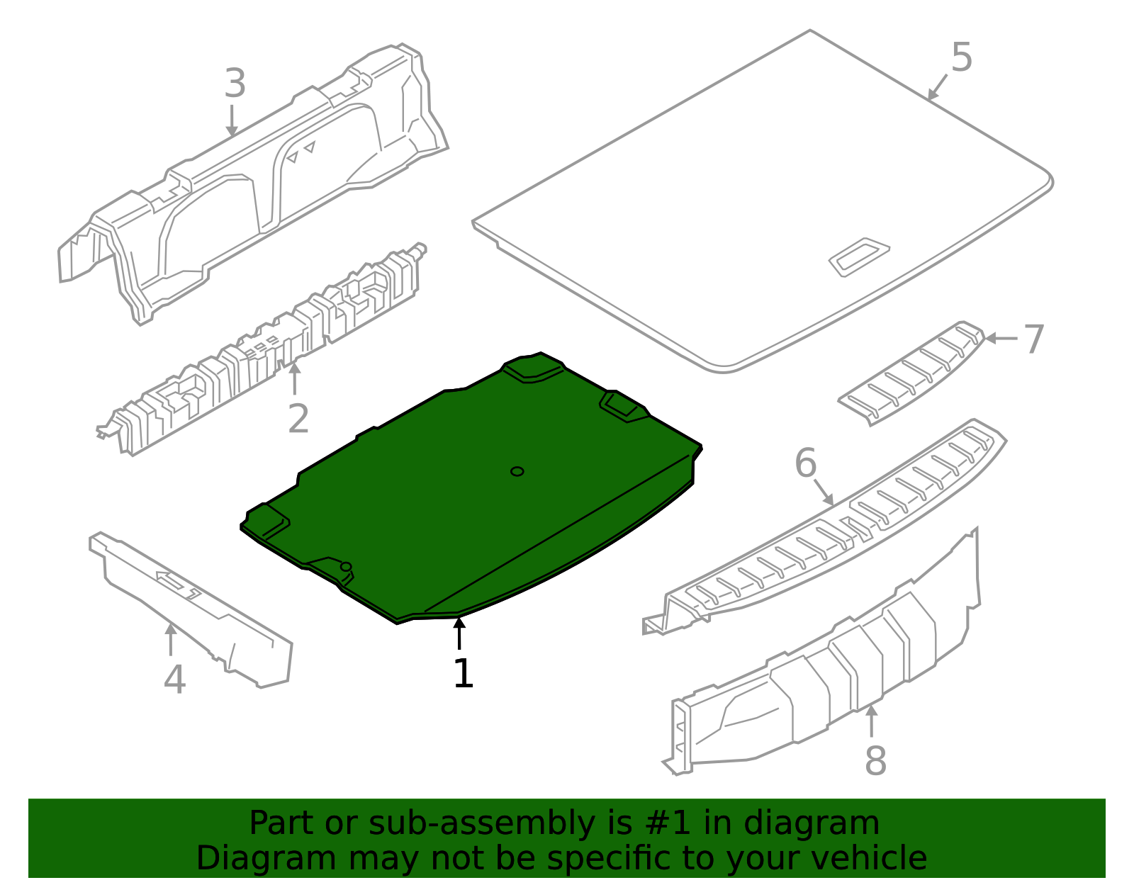 2018-2023 BMW X2 Floor Cover 51-47-7-437-335 | BMW Parts Online Hub