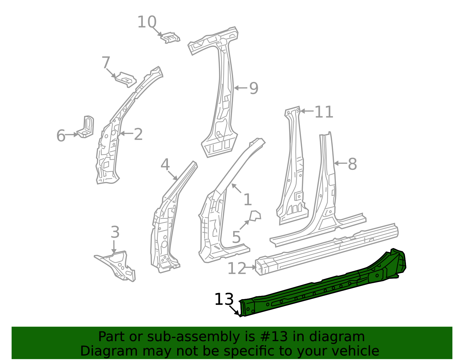 57402-50060 - High-Quality Rocker Panel for 2007-2009 Lexus ...