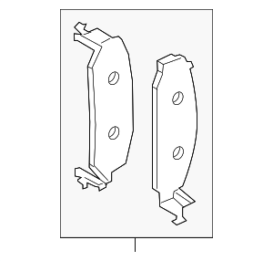 2020-2025 Ford Kit - Brake Lining Front L1MZ2001E | TascaParts.com
