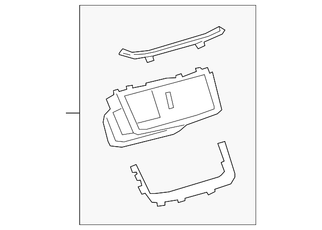 58860-33130-E0 - 2019-2022 Lexus - Air Vent Grille | My L Parts