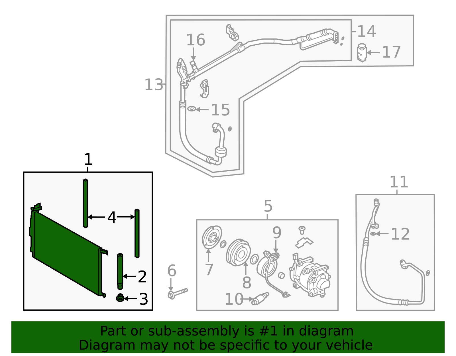 2021-2025 Hyundai Elantra Condenser 97606-AA000 | OEM Parts Online