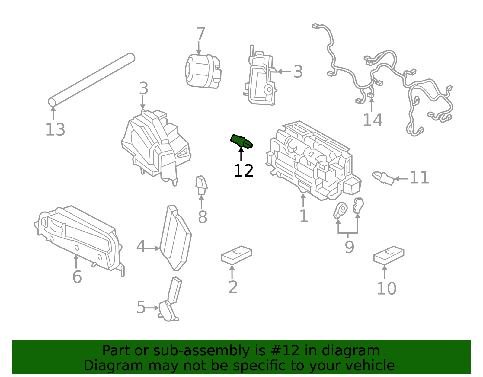 2017-2025 Porsche Temp Sensor 9A7-907-543-00 | Parts
