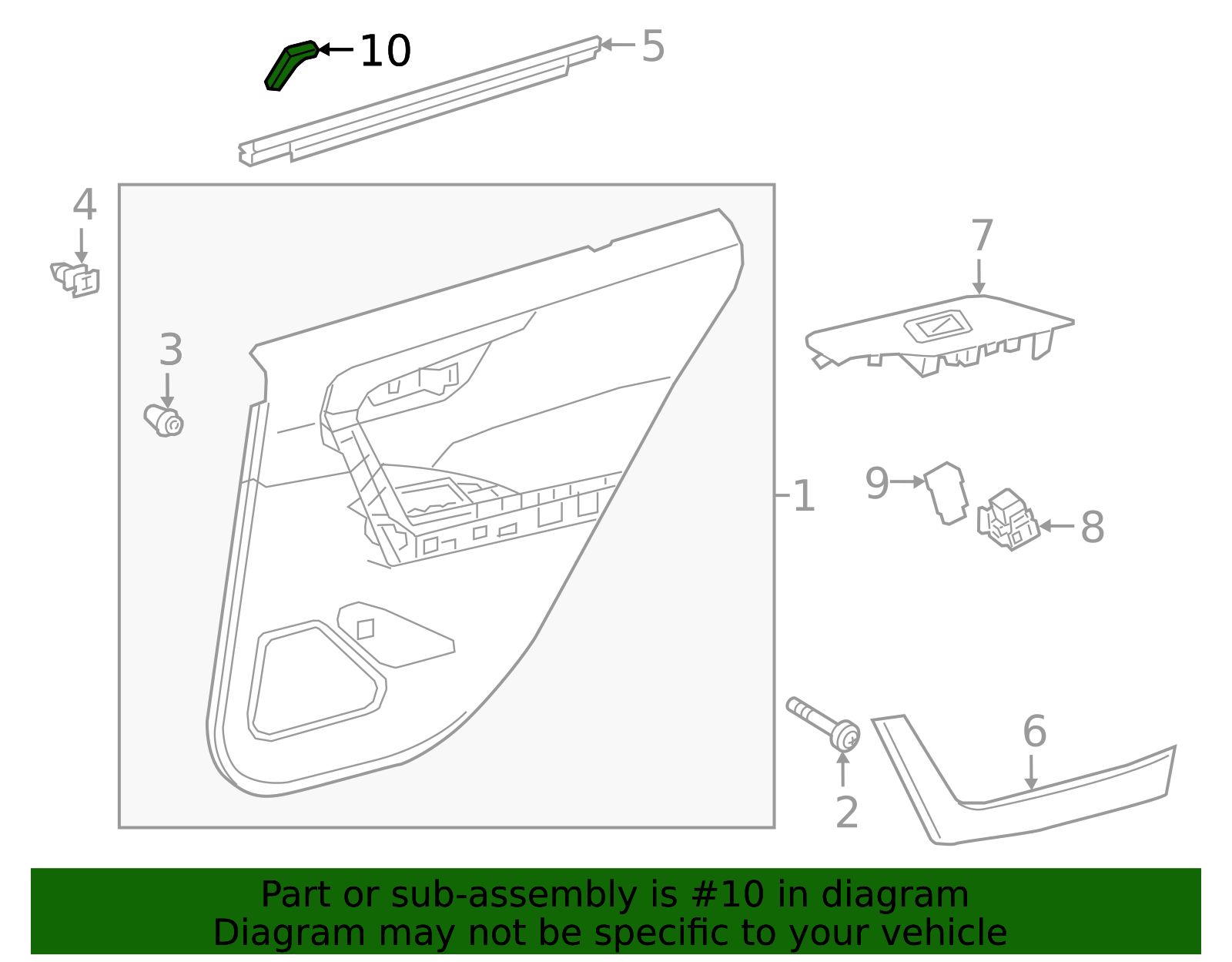 67673-0R020 - 2019-2024 Toyota - Corner Trim | Nucar Toyota of North ...