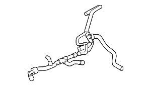 HG9Z-8B081-B - HVAC Heater Hose Assembly 2017-2020 Ford | Big 3 Auto Parts