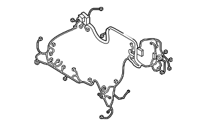 2018-2023 Nissan GT-R Engine Harness 24012-6HR0A | Nissan RVA