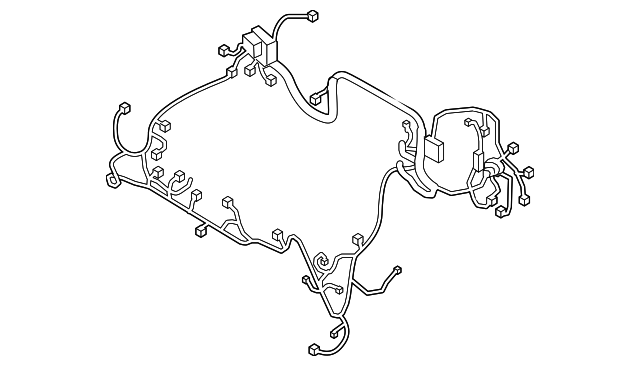 2018-2023 Nissan GT-R Engine Harness 24012-6HR0A | Nissan RVA