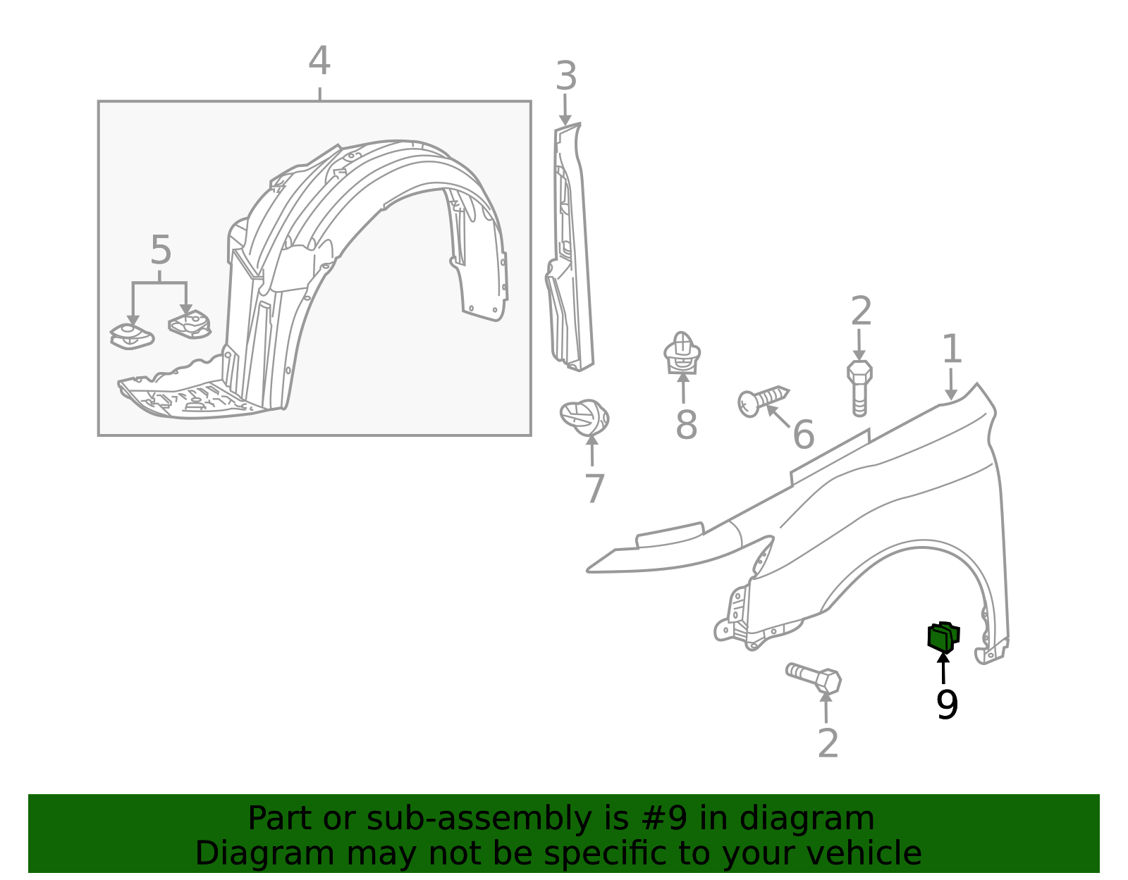 Genuine OEM Acura - Bumper Cover Grommet Part# 90682-SB0-003 | Acura ...