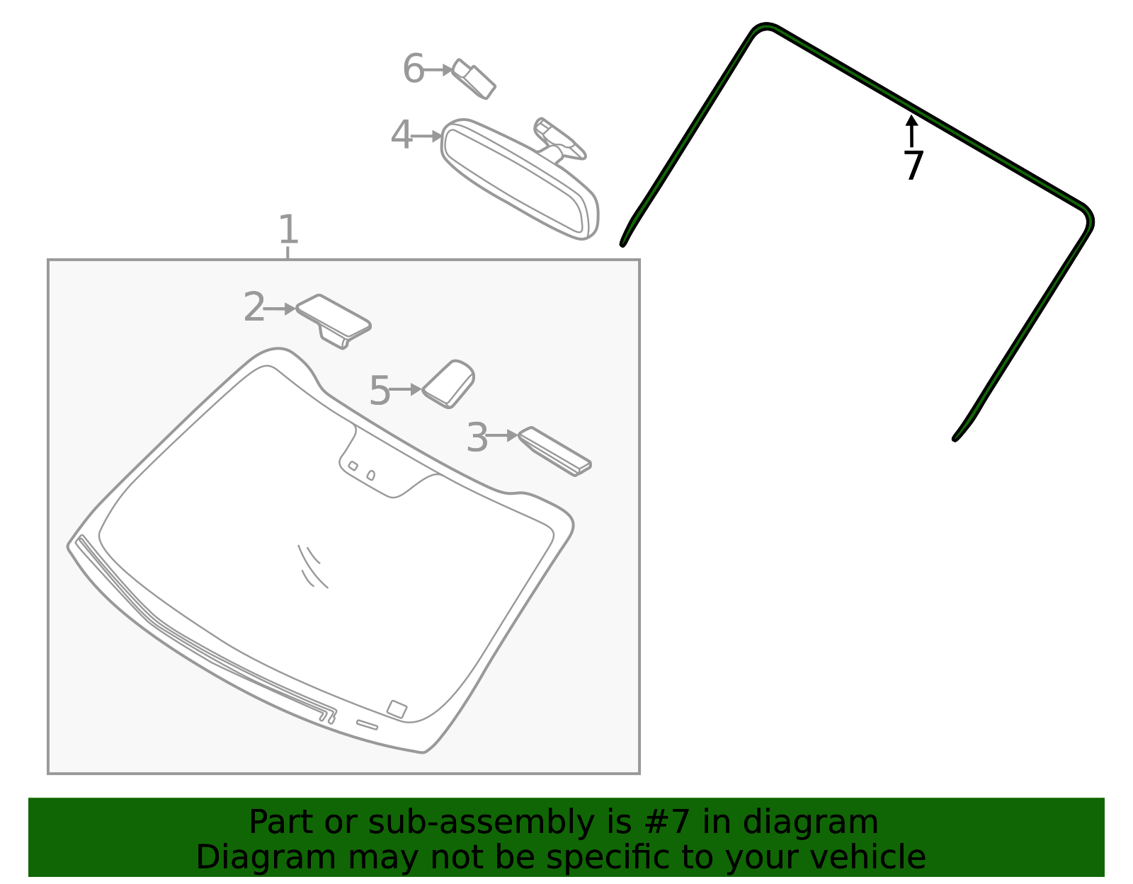 86130-3W000 - Reveal Molding 2011-2014 Kia Sportage | Kia.Parts Store