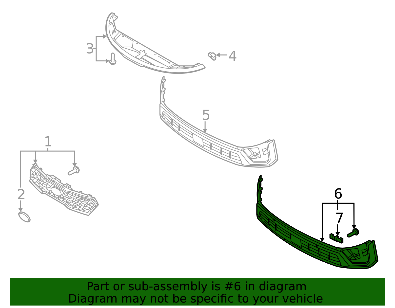 86530-R5310 - Lower Grille 2021-2023 Kia Sorento | Kia.Parts Store