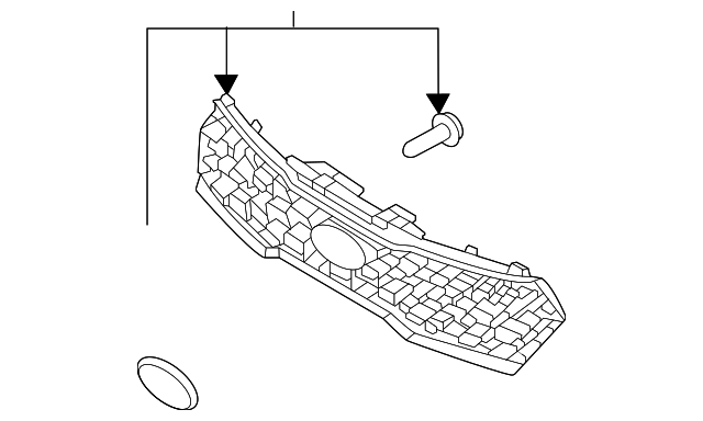 86530 R5300 - Lower Grille 2021-2023 Kia Sorento | Kia.Parts Store