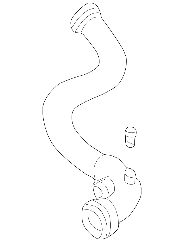 17127510952 - 1999-2006 BMW Upper Hose (17-12-7-510-952) | BMW of South ...