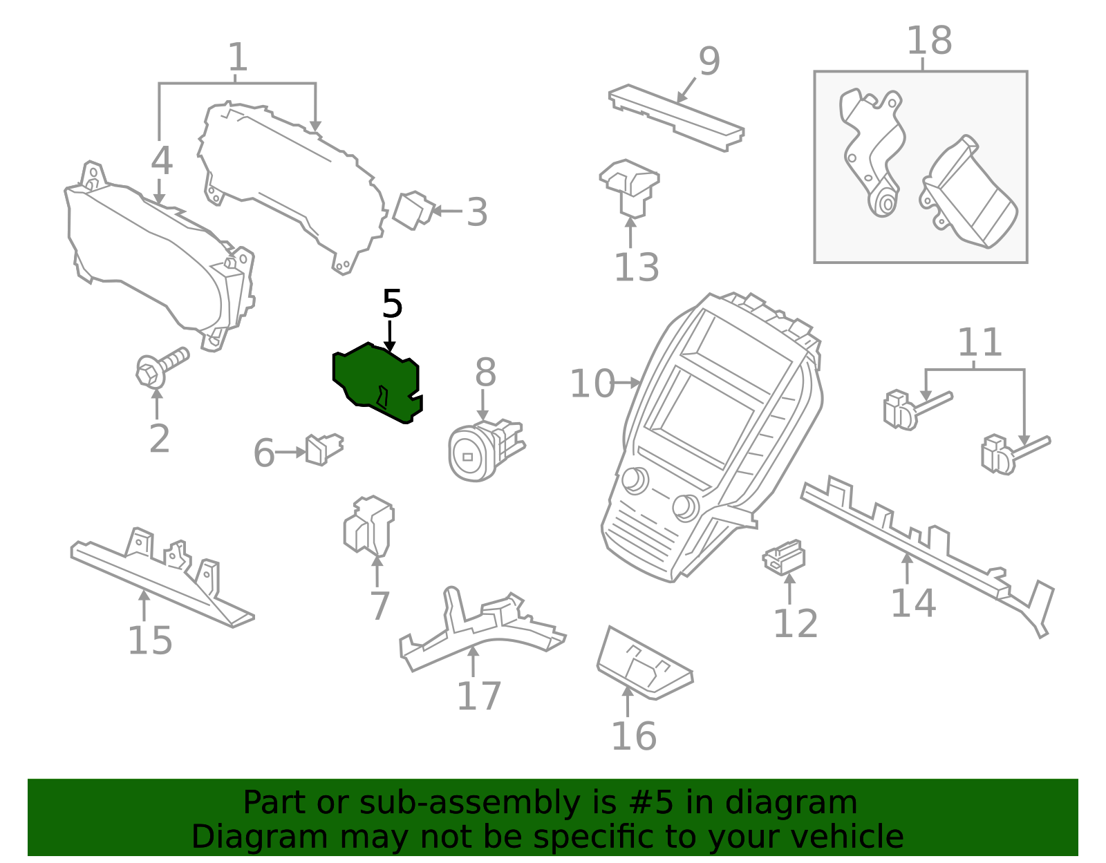 SW-7375 - High-Quality Motorcraft™ Headlamp Switch for 2015-2019 ...