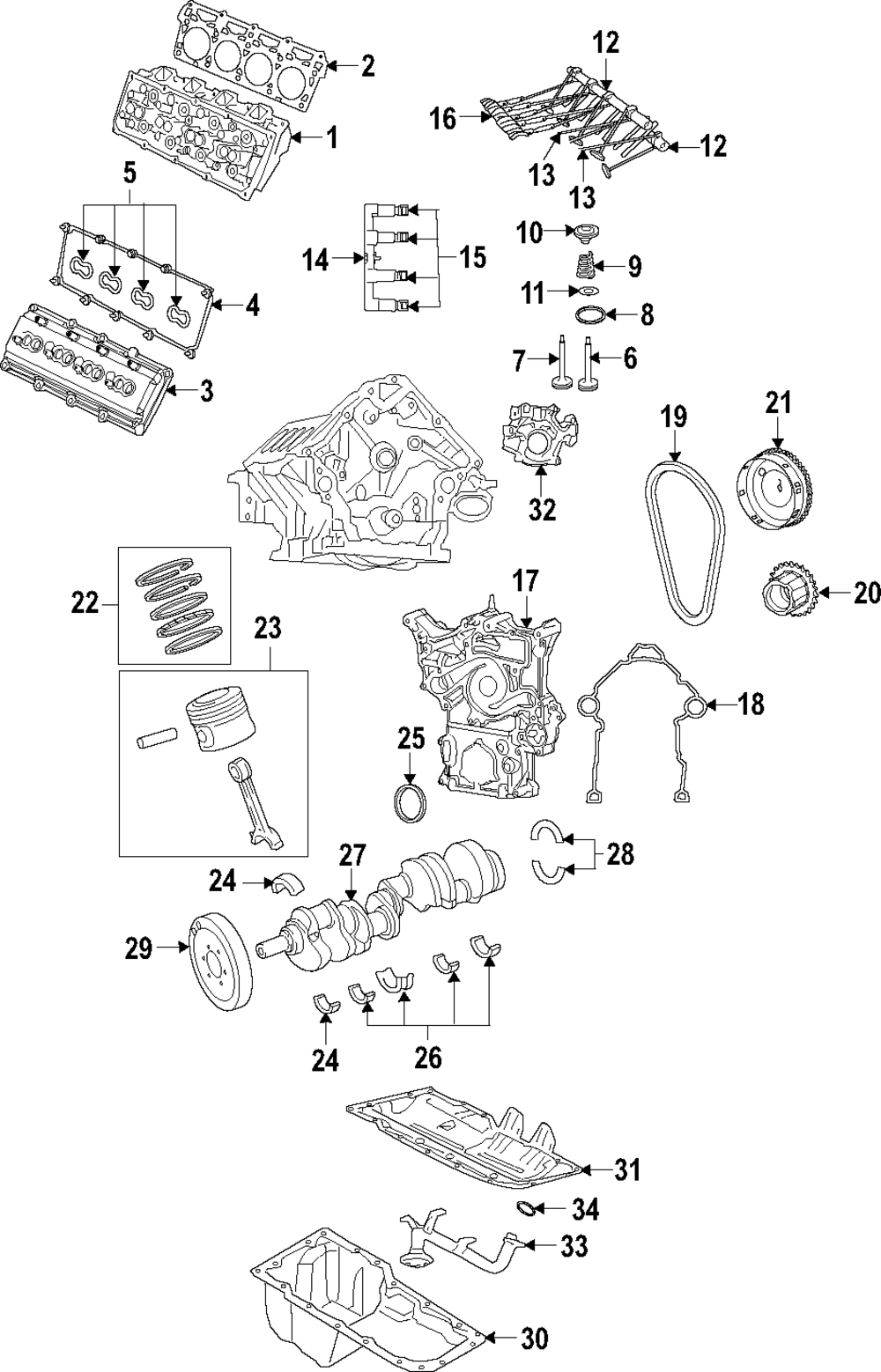 2009-2024 Mopar Push Rods 05045515AA | Mopar Parts Canada