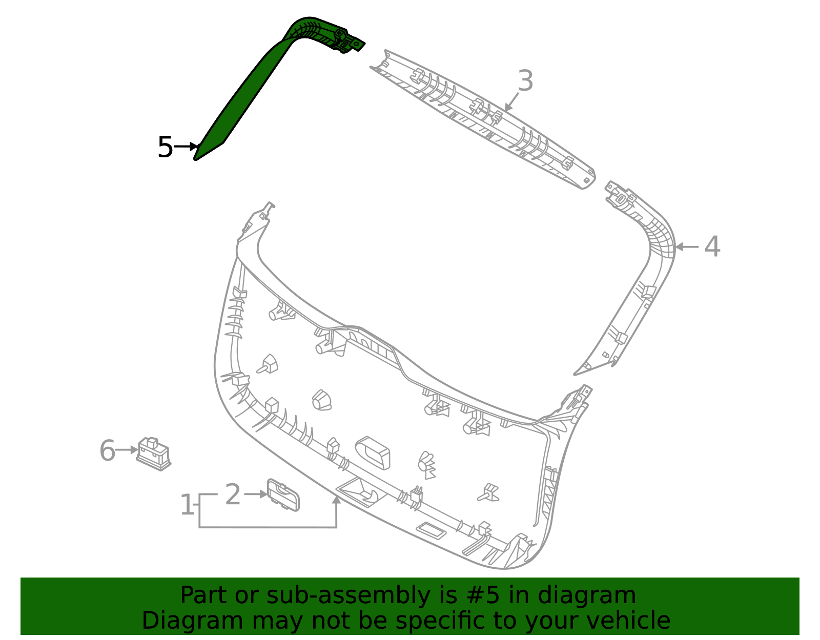 81730-T6000-NBD - High-Quality Side Gate Trim for 2021-2024 Genesis ...