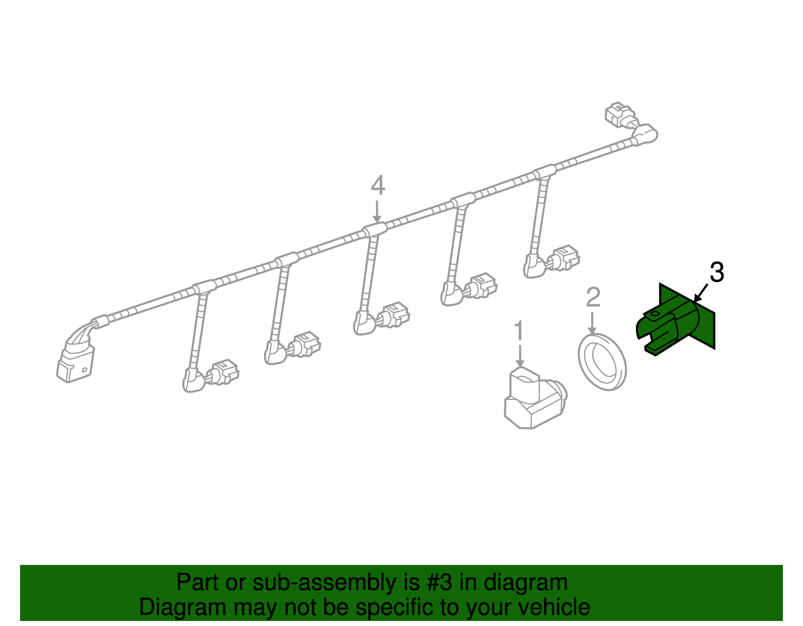 2011-2017 Volkswagen Touareg Reverse Sensor Bracket 7P6-919-491-A | VW ...