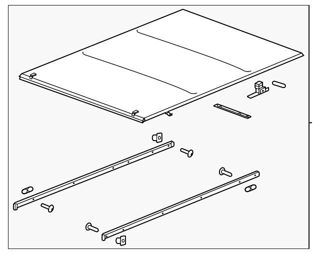 19418643 - Bed Tonneau Cover 2020-2025 GM | Chevrolet Parts Direct