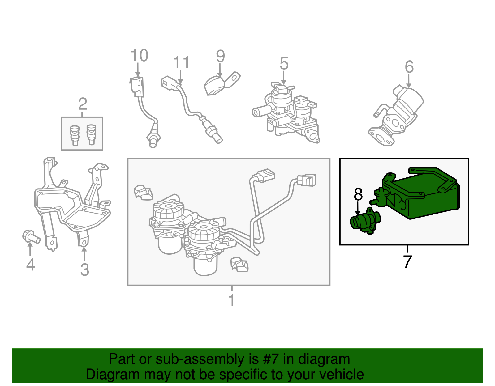 2013-2021 Toyota Tundra Vapor Canister 77740-0C090 | OEM Parts Online
