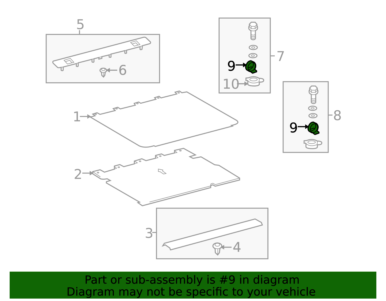 2008-2024 Toyota Floor Reinforced Striker 58460-33010 | Toyota Parts Center