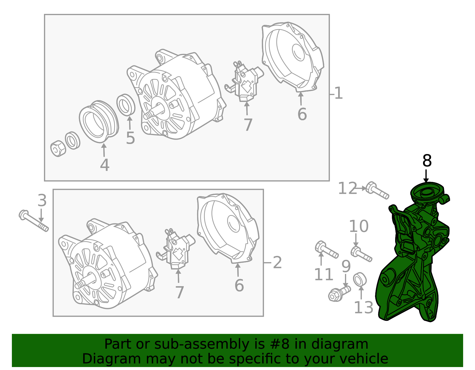 Mount Bracket 06J-903-143-AH | VW Direct Auto Parts