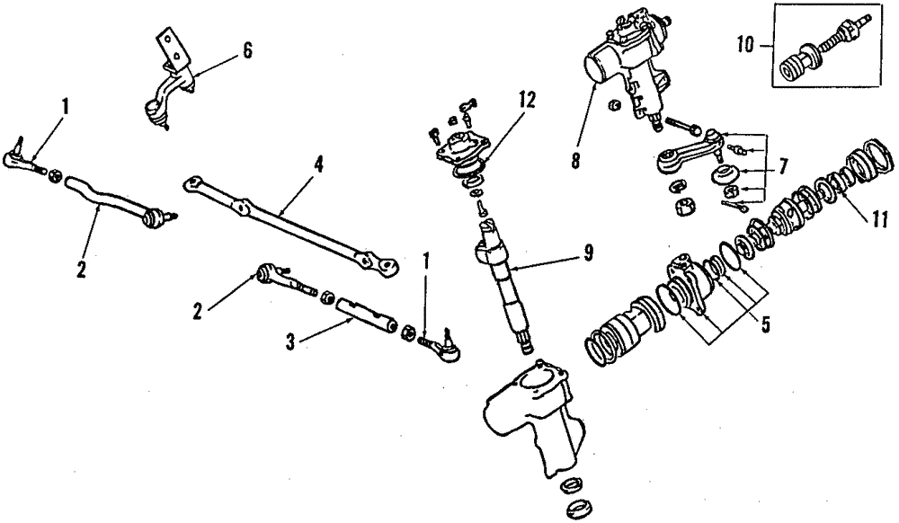 1984-1995 Mitsubishi Mighty Max Idler Arm MB241423 | Mitsubishi Parts ...