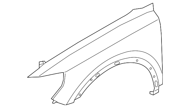 2019-2025 Audi Q3 Fender 83A-821-022 | TascaParts.com