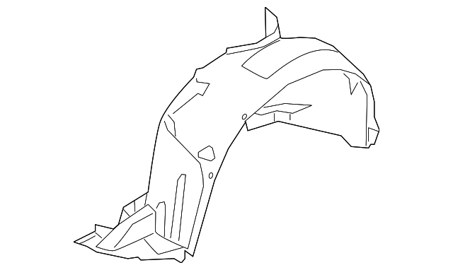 2019-2025 Audi Q3 Fender Liner 83A-821-172-G | Audi USA Parts