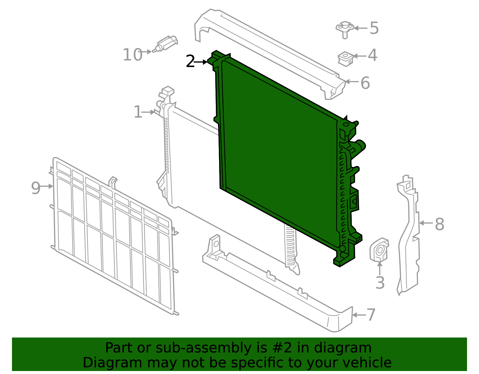 17-11-5-A5C-822 - 2021-2023 BMW - Radiator | BMWPartsHub