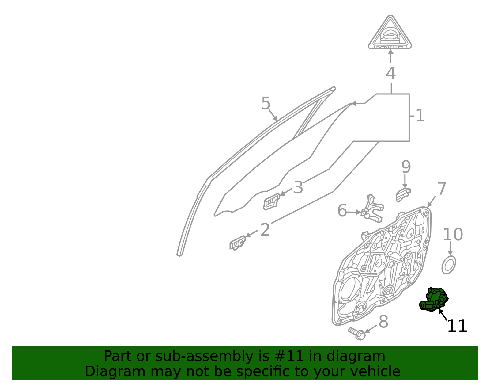 2017-2019 Genesis G90 Window Motor 82450-D2000 | MotorMotor