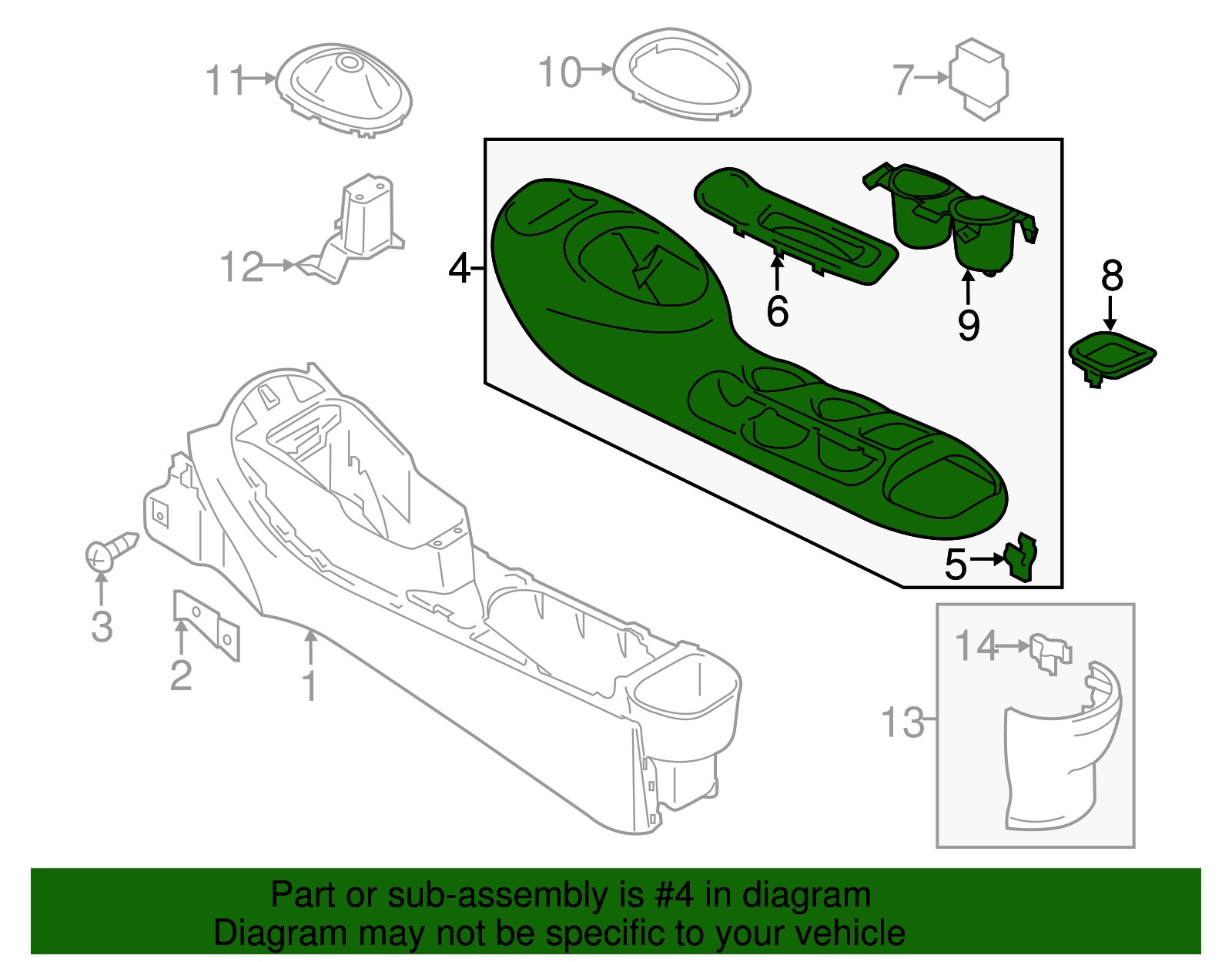 2011-2017 Nissan Juke Upper Panel 96931-1KK0A | Bill Kay Nissan Parts