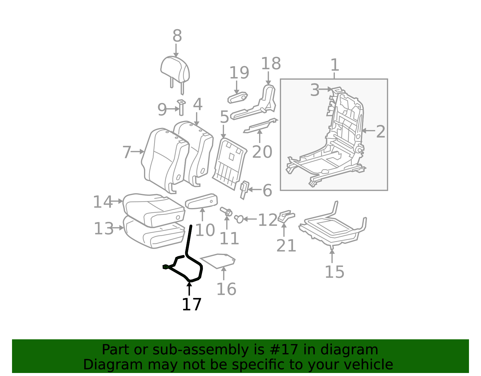72210-0E020 - High-Quality Seat Flex Cable for AutoNation Parts