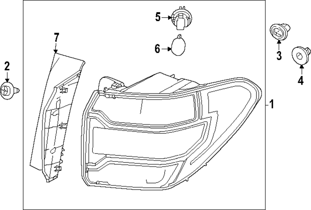 33554-T90-A01 - 2023-2025 Honda Pilot - Trim Plate | Genuine Honda Parts