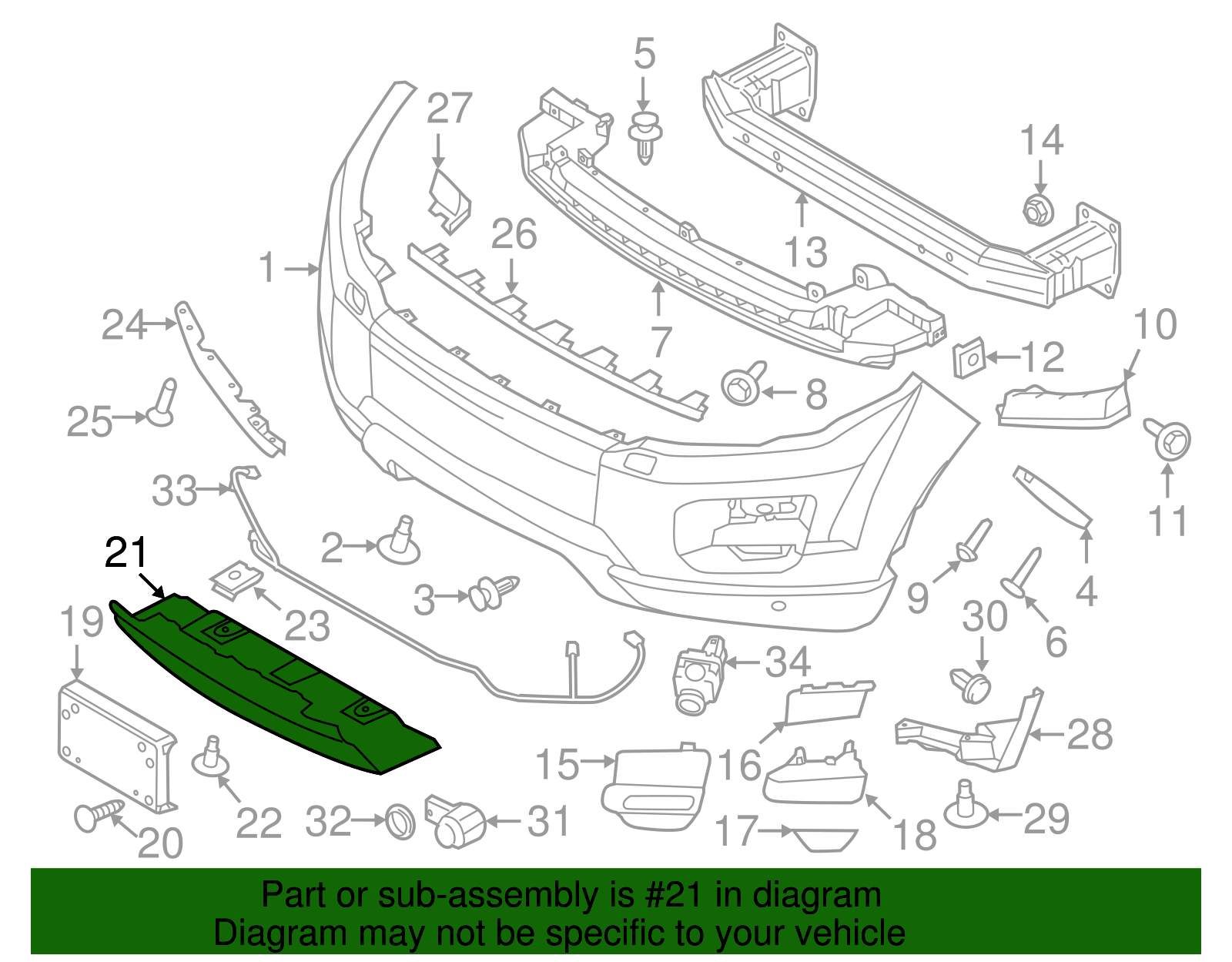 2012-2015 Land Rover Range Rover Evoque Lower Shield LR048510 | Land ...
