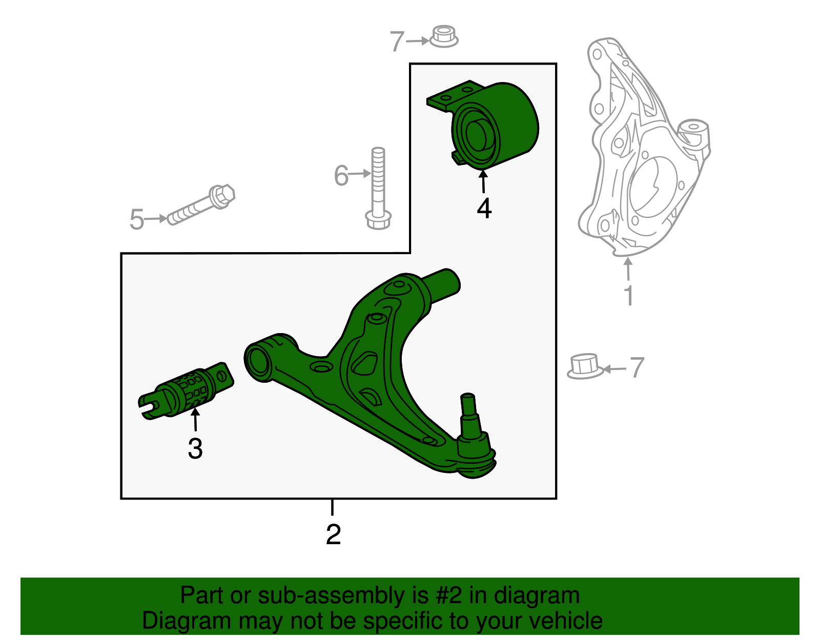 2018-2024 GM Lower Control Arm 85117101 | Capital Chevy Parts