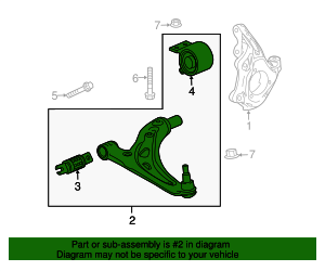 2018-2024 GM W (S)Arm (Replaces Part Number 84263009) 85117101 GM ...