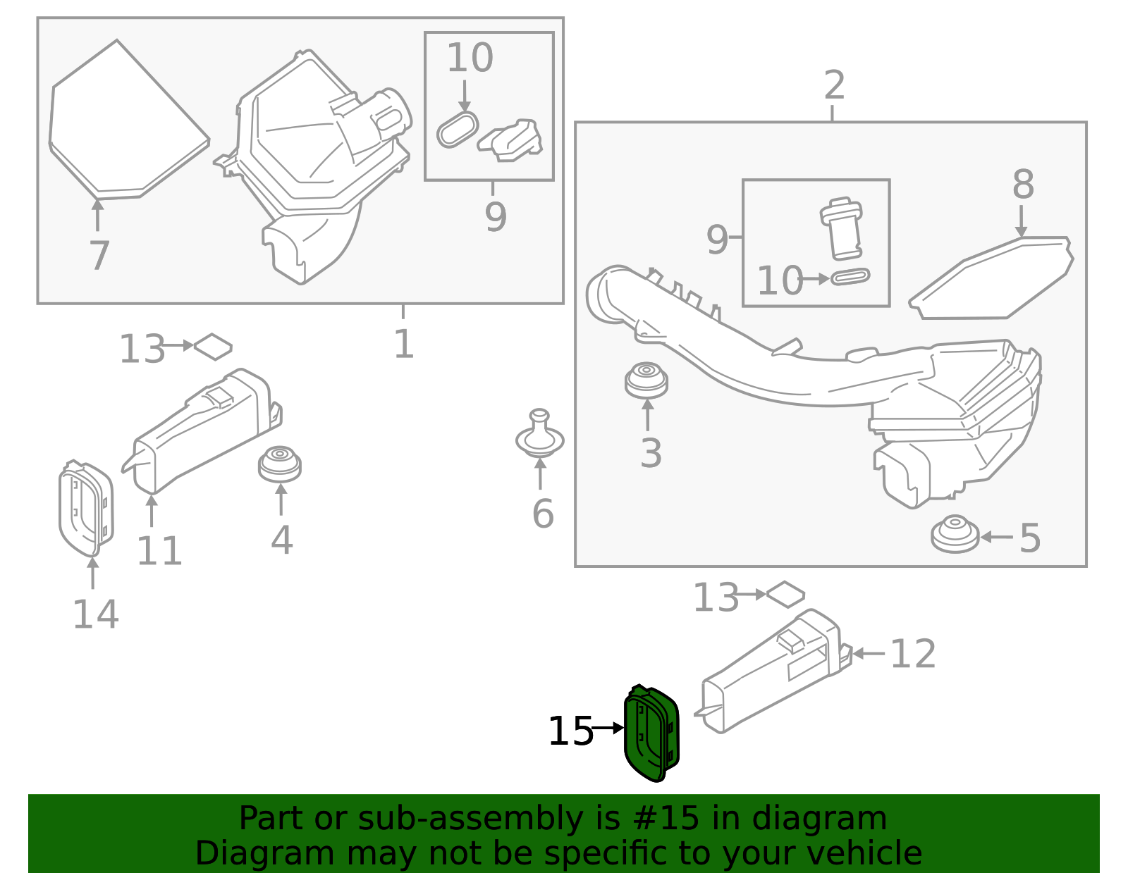 13718629982 - 2019-2021 BMW M2 Intake Duct (13-71-8-629-982) | BMW of ...