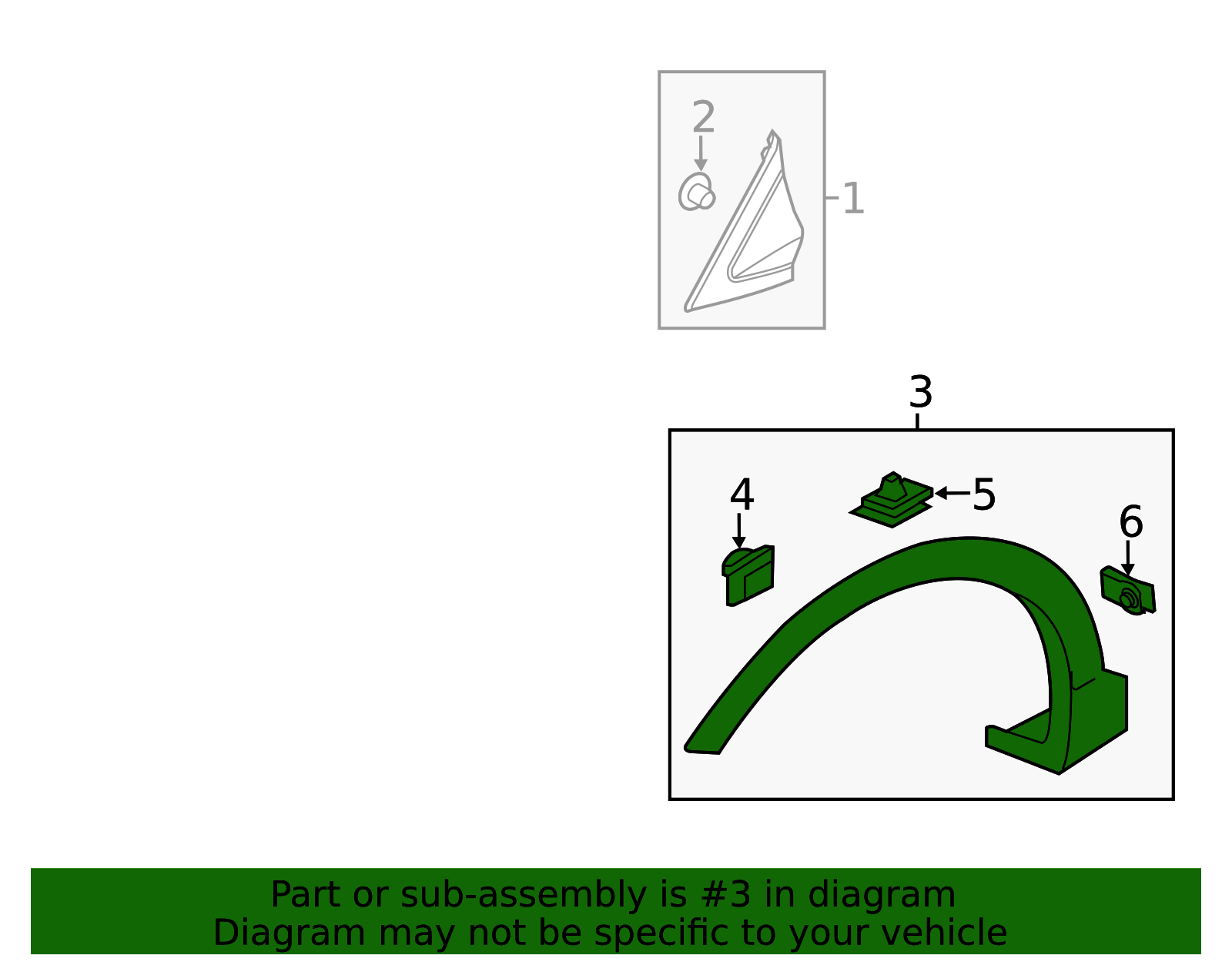 Genuine Wheel Opening Molding for 2021-2023 Hyundai Santa Fe | Part ...