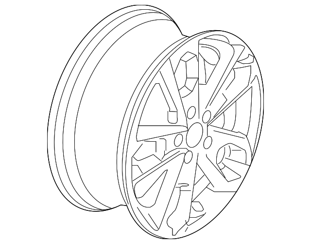 DT1Z-1007-F Wheel, Alloy dt1z1007f | Fairway Ford OEM Parts