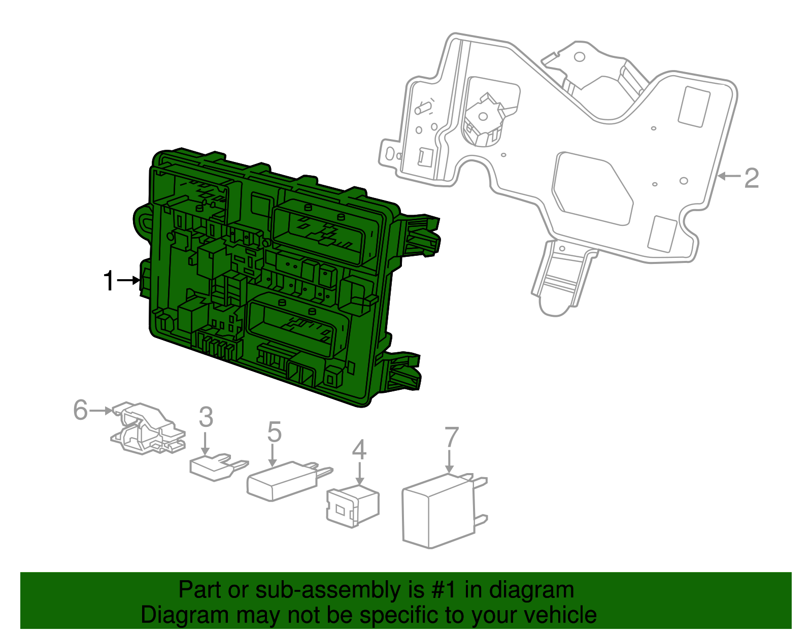 92273183 - Fuse & Relay Box - 2014 Chevrolet SS | Findlay Auto Parts