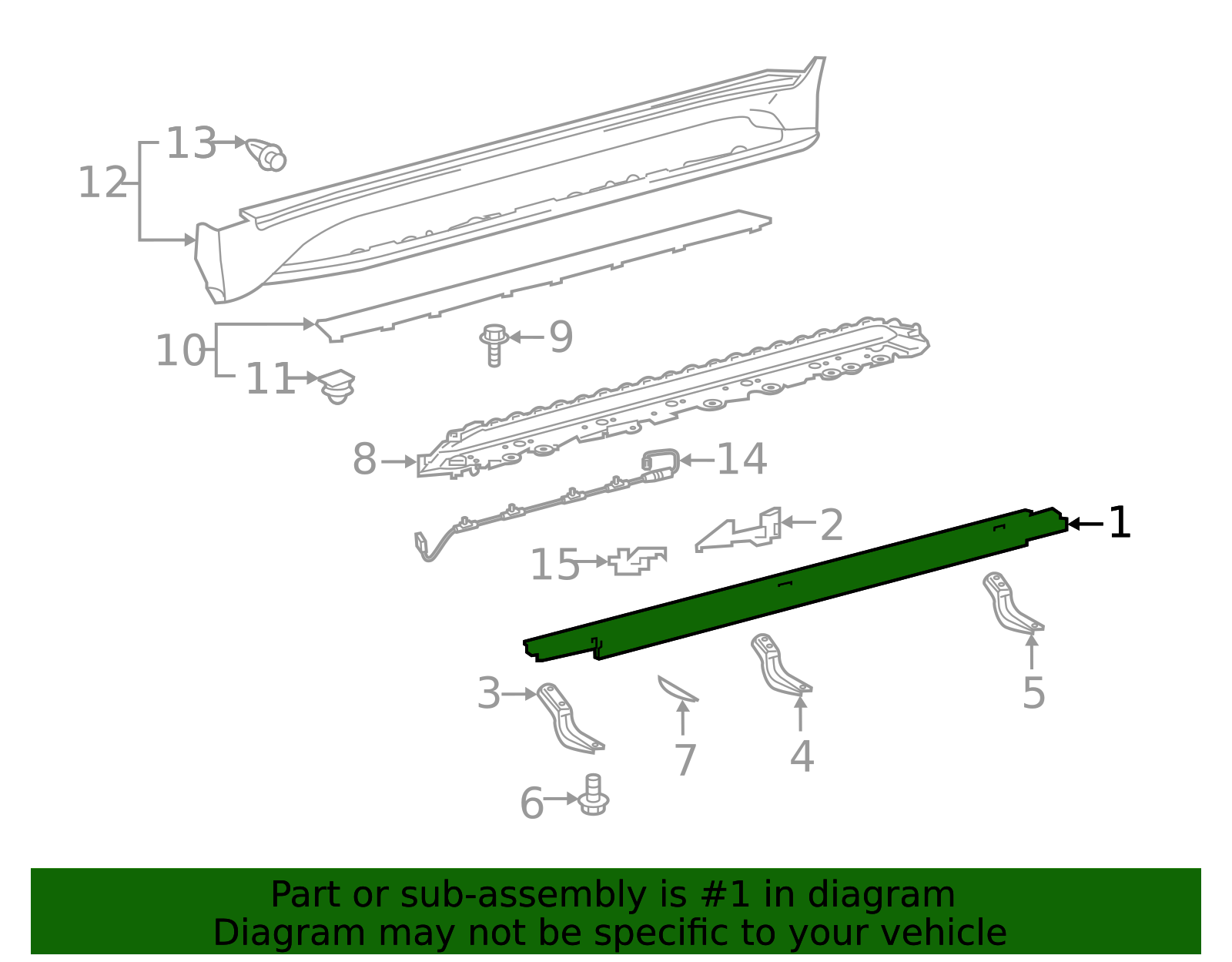 2016-2021 Lexus LX570 Running Board 51782-60320 | OEM Parts Online