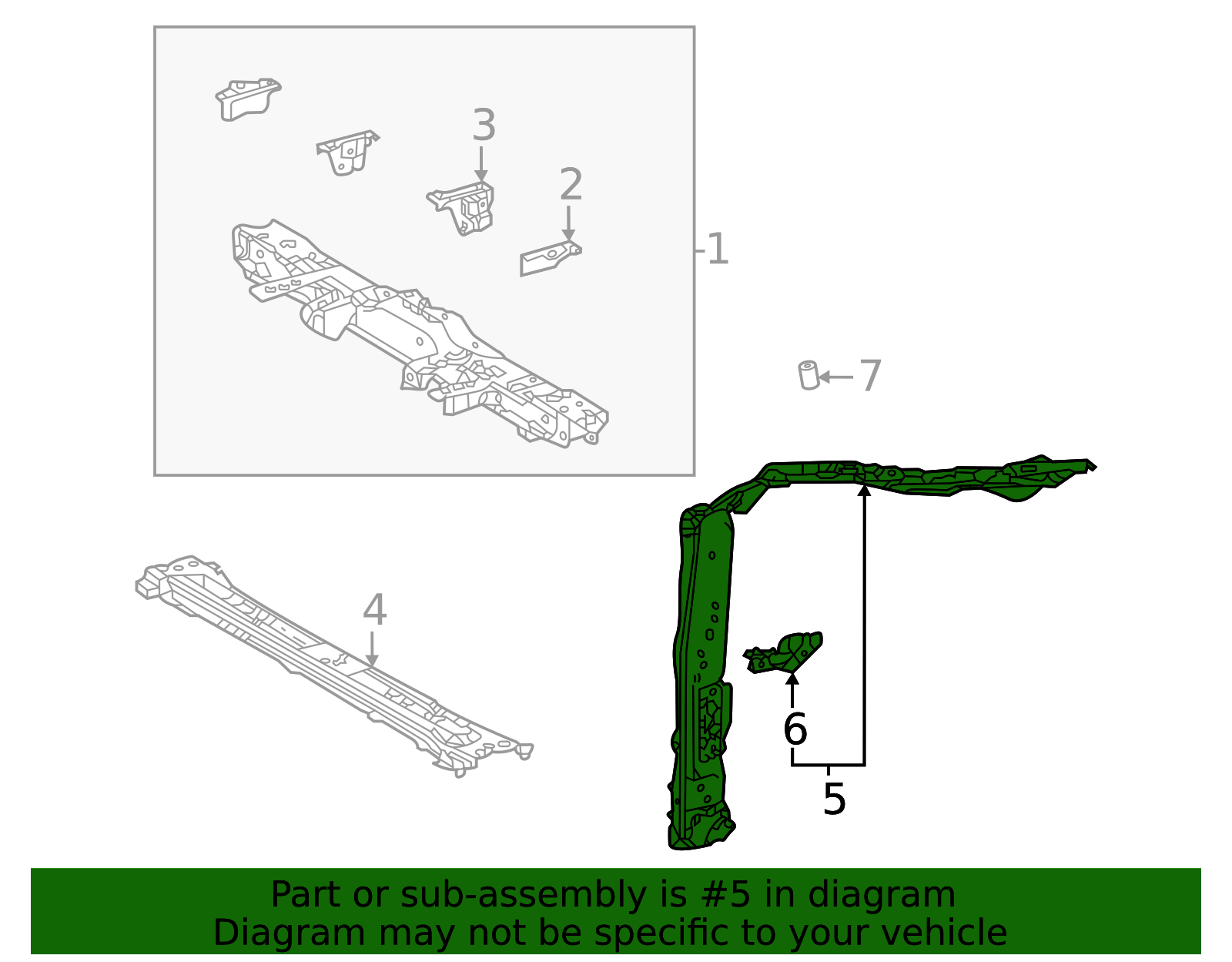 2021-2024 Toyota Venza Support Sub Assembly Ra 53202-48904 | Toyota ...