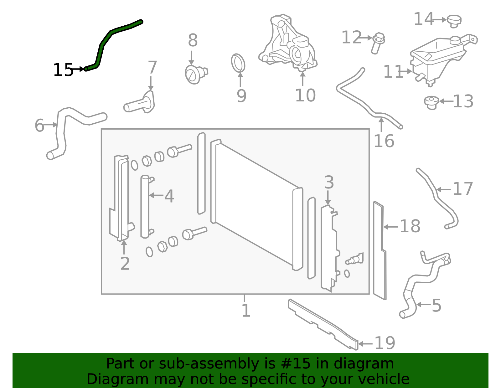 16261-28110 - By-Pass Hose 2008-2015 Scion xB | Toyota San Diego Parts